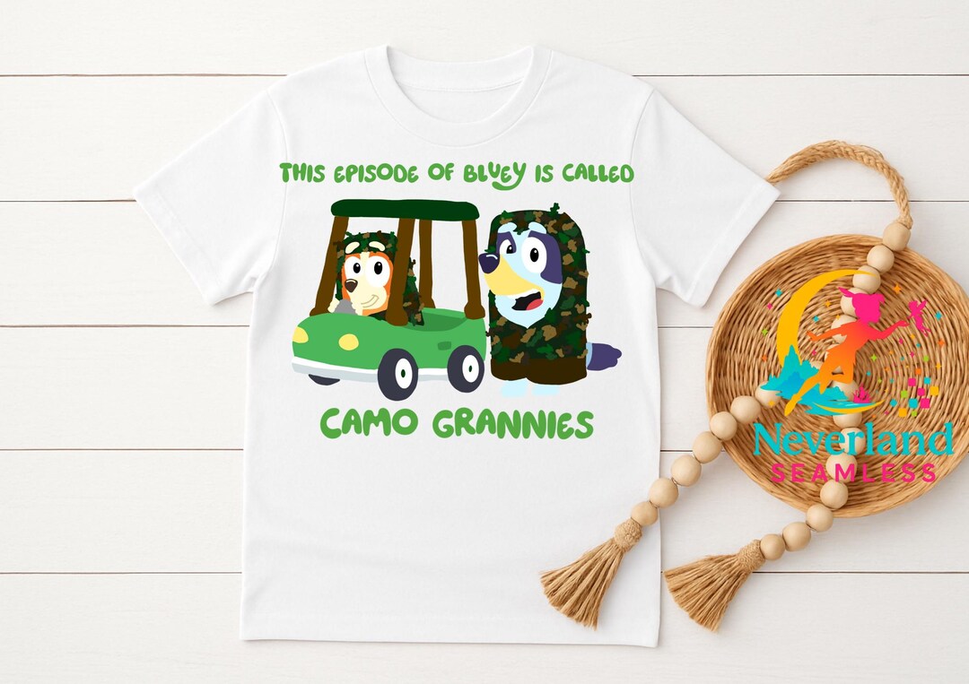 Camo Grannies Matching Png, Camo Bluey Png - Etsy
