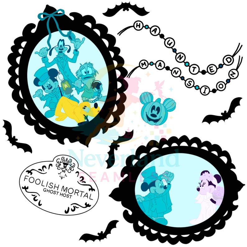 Haunted Mansion Ghost Host PNG: Foolish Mortal Digital Download - Etsy
