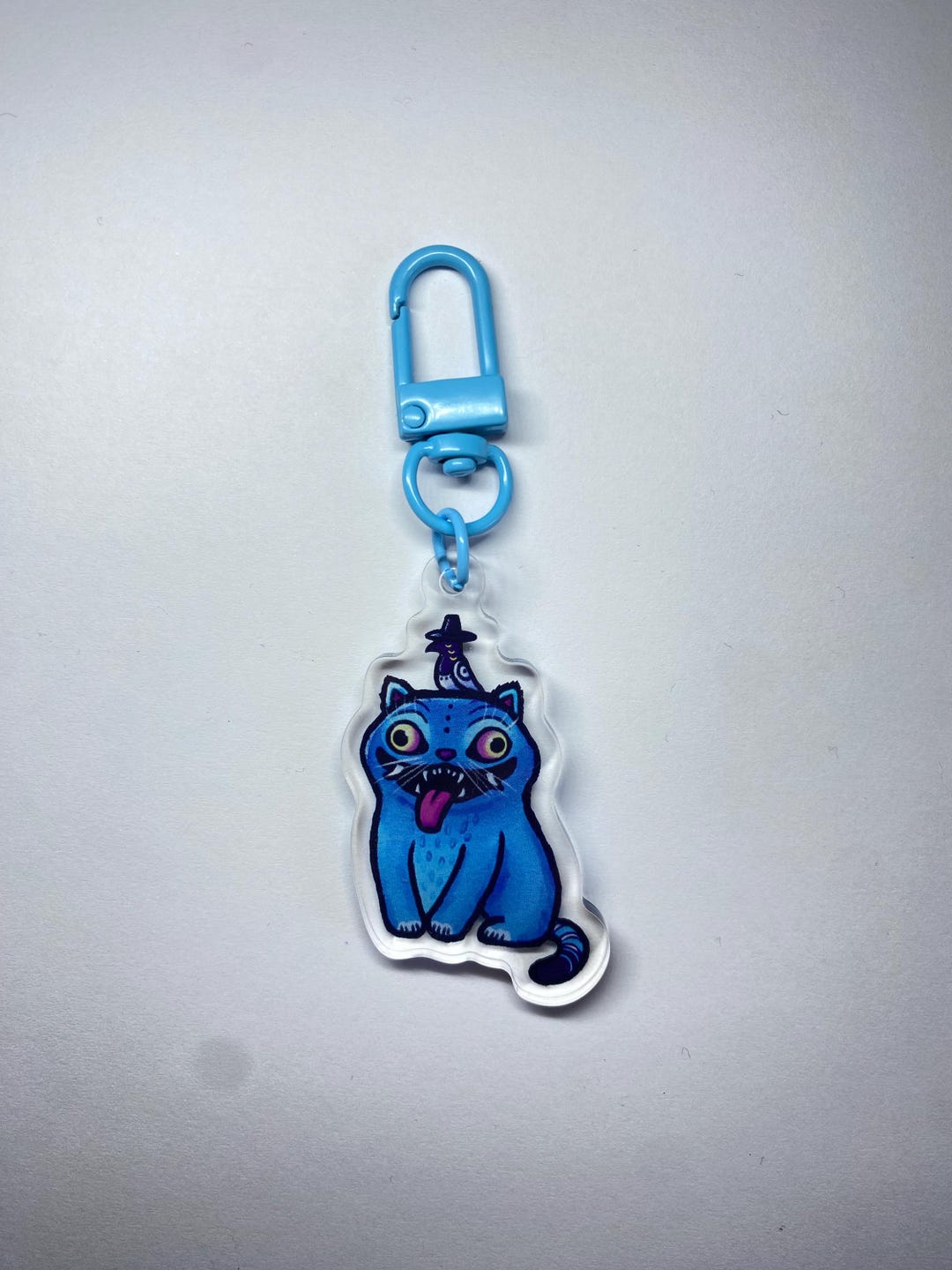 Kpop Demon Hunters Derpy Tiger Clear Acrylic Keychain - Etsy