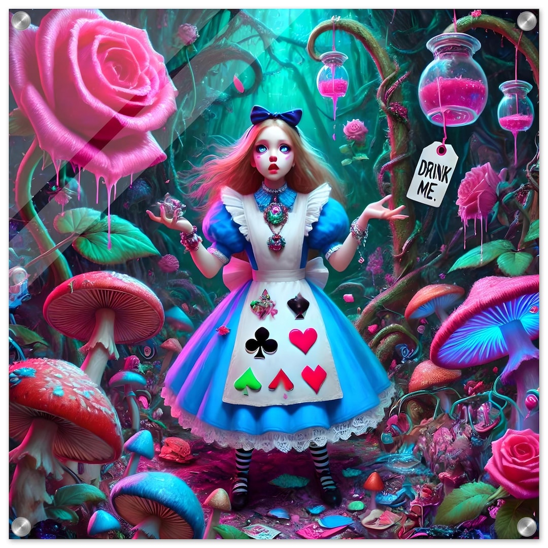 Poor Alice: Lost in Wonderland Acrylic Print - Etsy