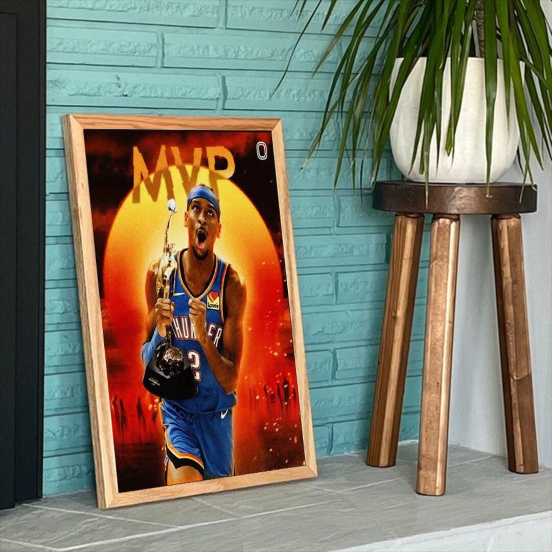 Sga Mvp Shai Gilgeous Alexander OKC NBA 2025 MVP Most Valuable Player ...