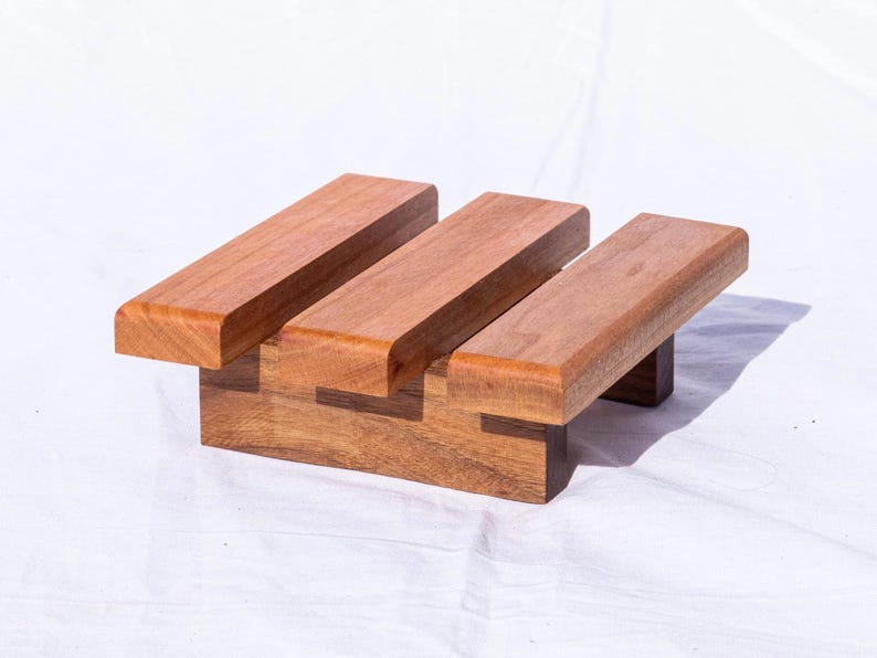 Mini Plant Stand Fancy Plant Riser Hardwood Mini Planter Stand Modern ...