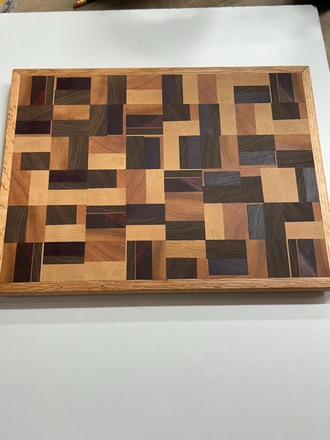 End Grain Board Unique Patterned Cutting Board Kitchen Gift Chefs Gift ...