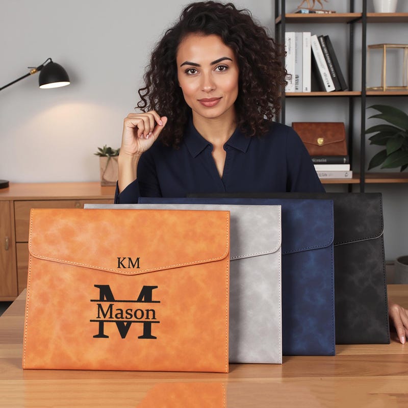 Pu Leather File Folder - Etsy