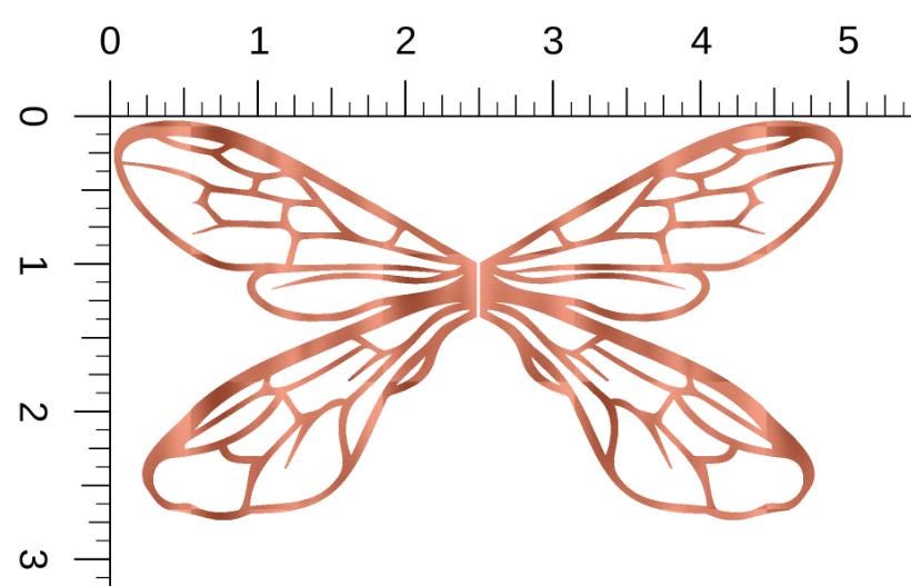 Copper Foil Bee Wing Overlays for Stained Glass, Glass Fusing, Resin ...