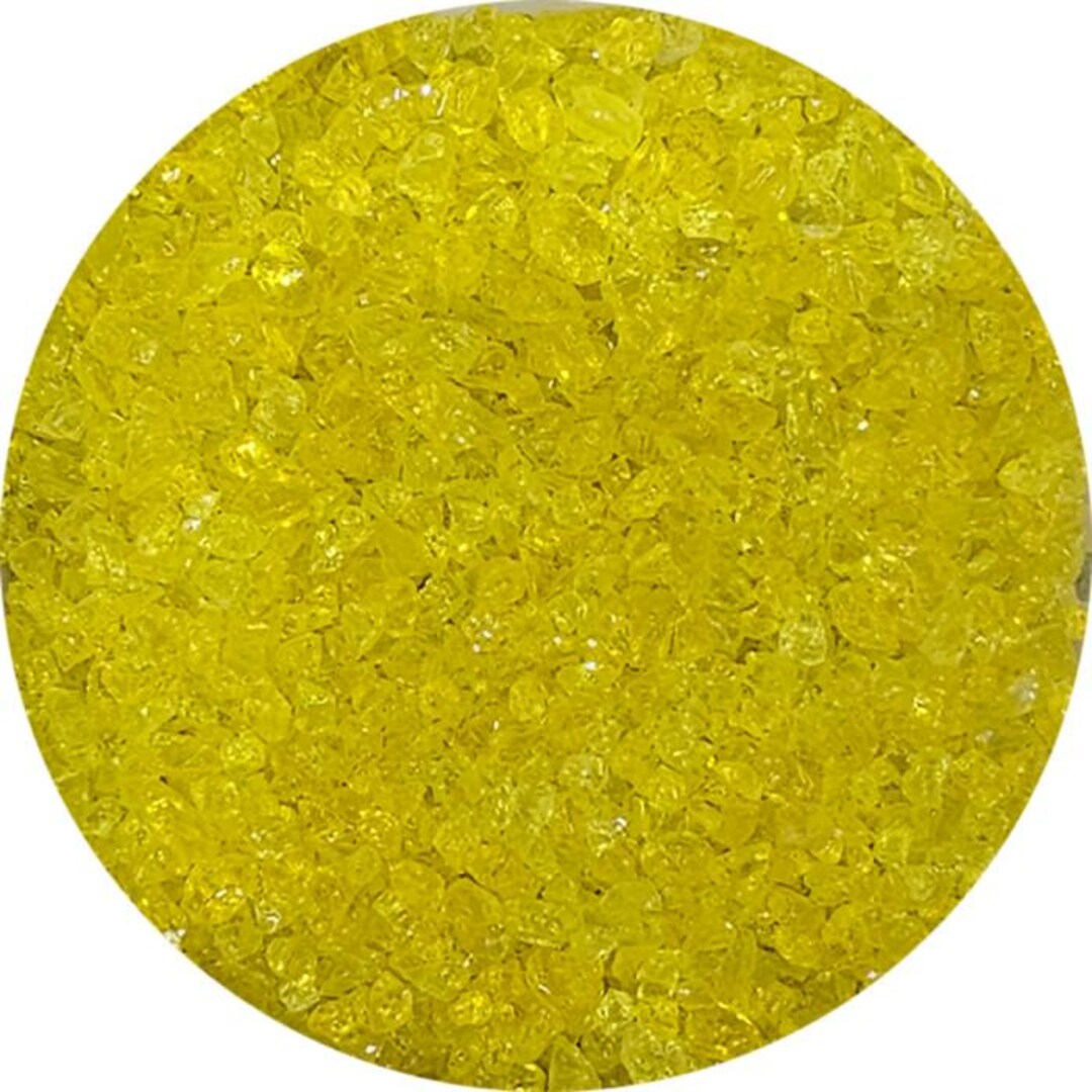 Wissmach 96-59 Yellow Transparent Frit, Medium or Coarse, 4 Oz, COE 96 ...