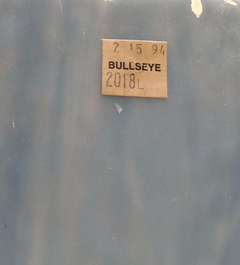 Bullseye Gray-blue and White Mottled Stained Glass Sheet, 2018, Non ...