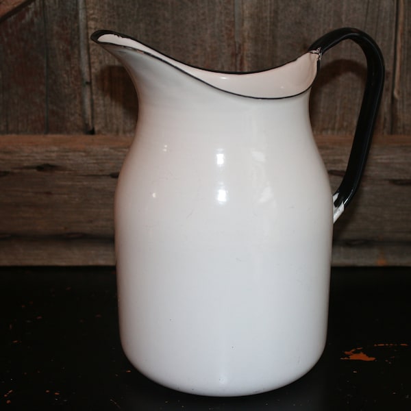 White Enamelware - Etsy