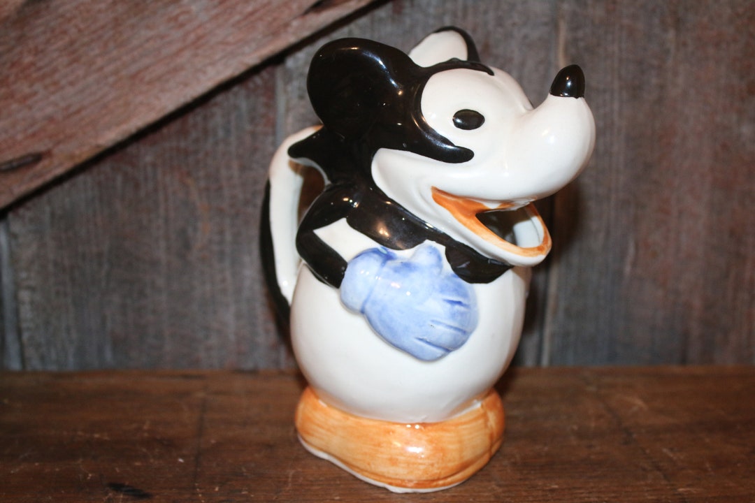 Vintage Mickey Mouse Jug Pitcher Vintage Made in Japan FREE SHIPPING - Etsy