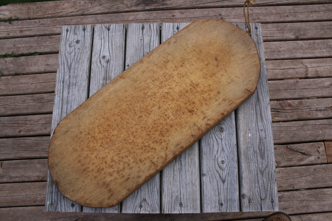 Vintage Breadboard Long Old Wood Nice Condition Wooden Primitive - Etsy