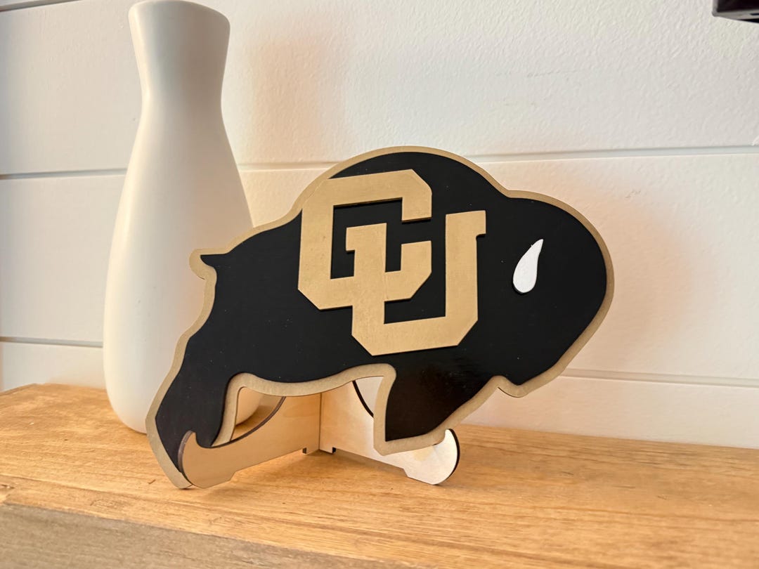 CU Buffs Logo Wall Art/ Colorado University Sign - Etsy