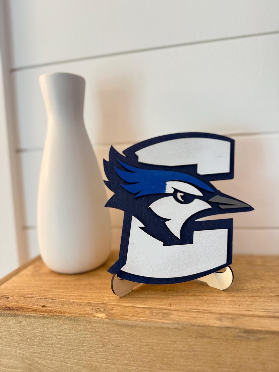 Wooden Creighton University Logo - Etsy