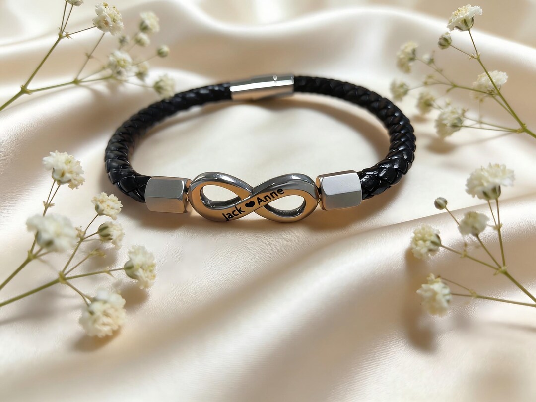 Customize Endless Couple Bracelets, Customize Names, and Match Gifts ...