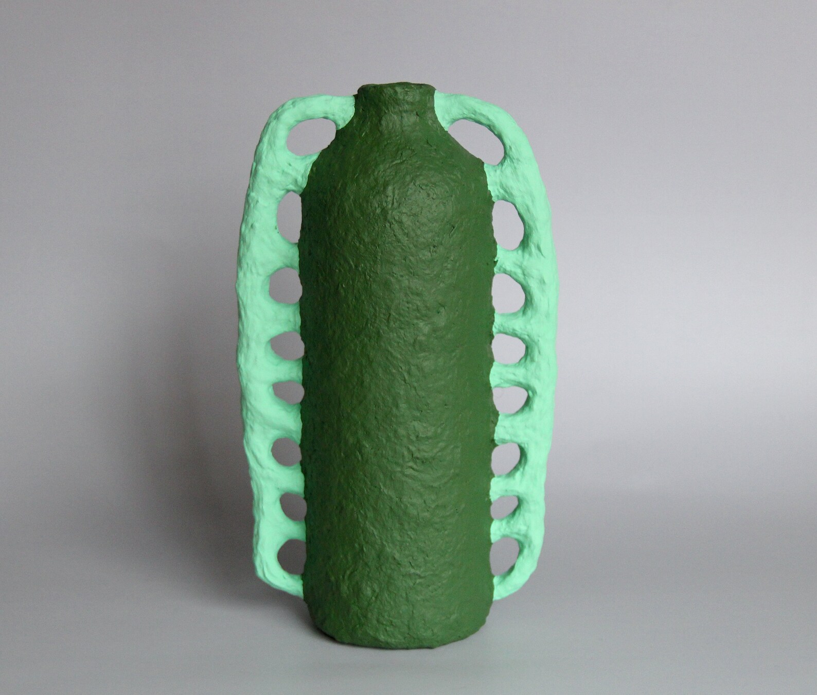 Paper Sculptural Vase / Paper Pulp Vessel / Sustainable Art ...