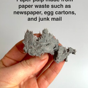 Paper Sculptural Vase / Paper Pulp Vessel / Sustainable Art ...