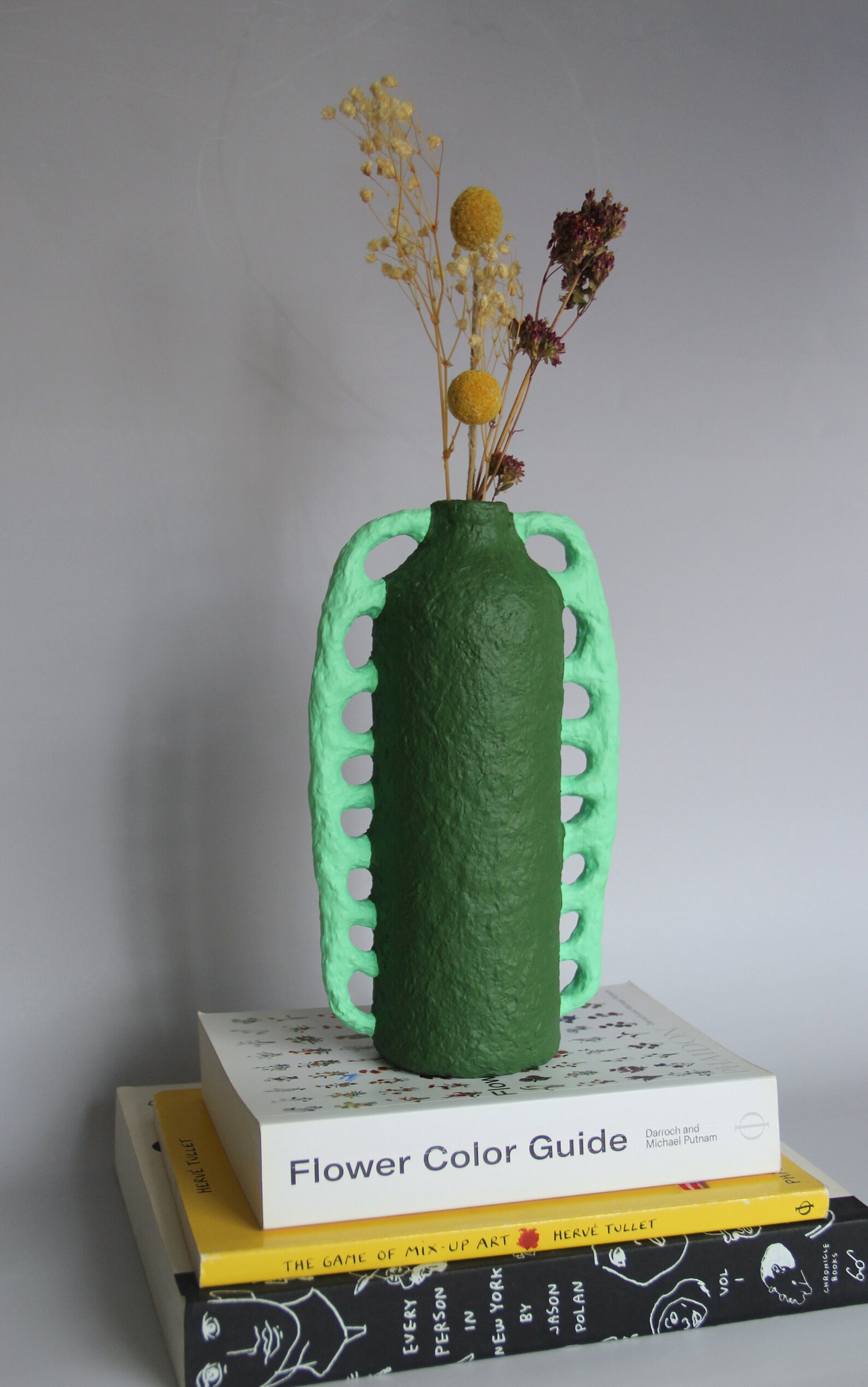 Paper Sculptural Vase / Paper Pulp Vessel / Sustainable Art ...