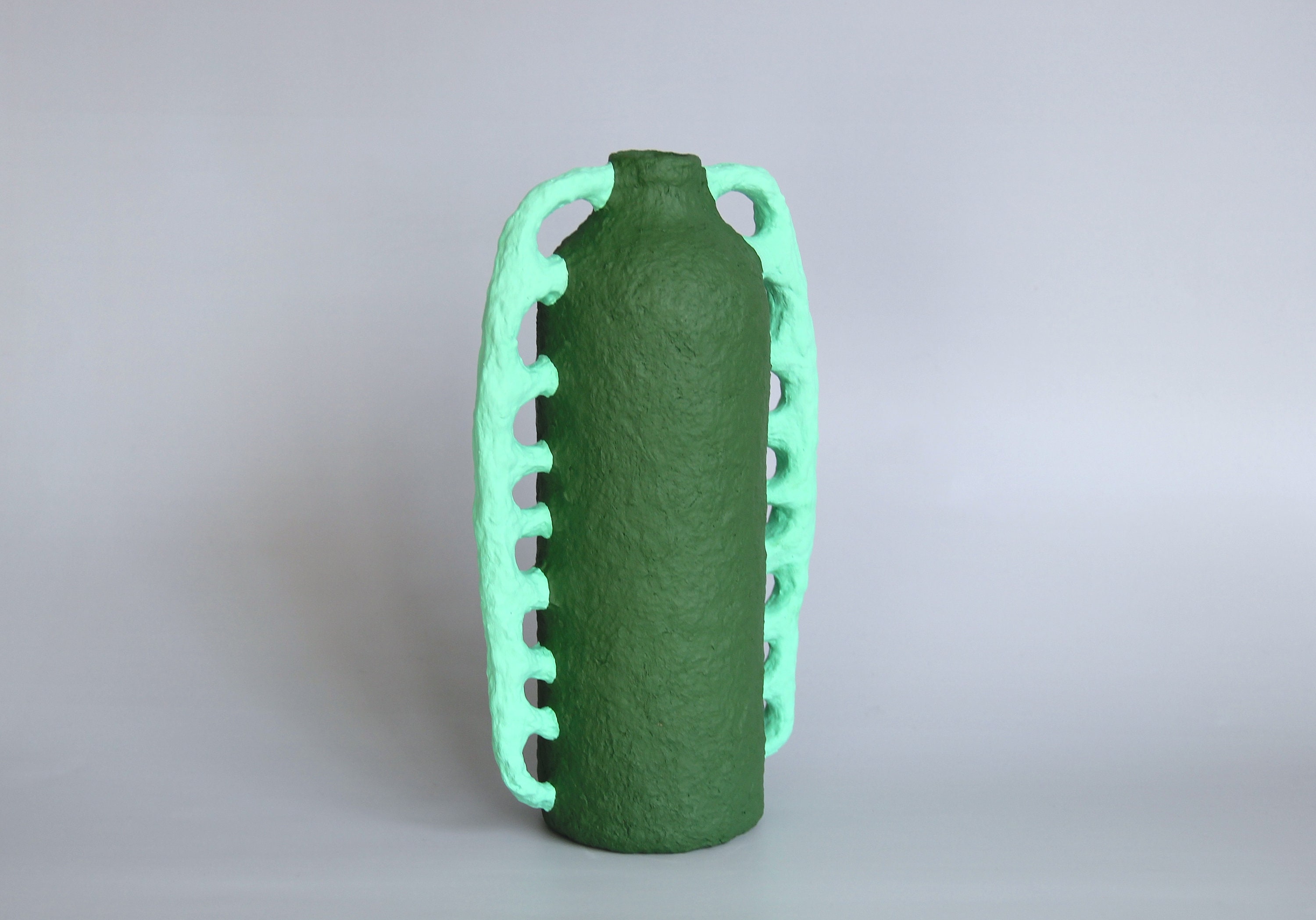Paper Sculptural Vase / Paper Pulp Vessel / Sustainable Art ...
