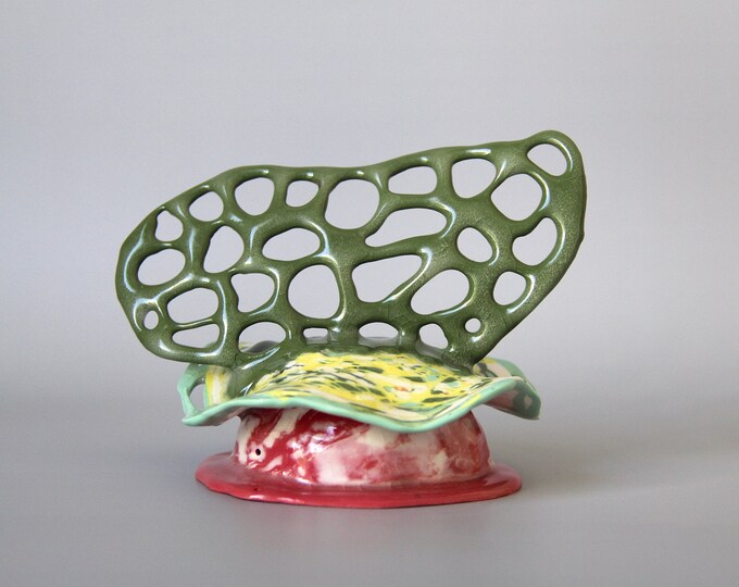 Porcelain Sculpture / Small Ceramic Abstract and Organic Sculpture ...