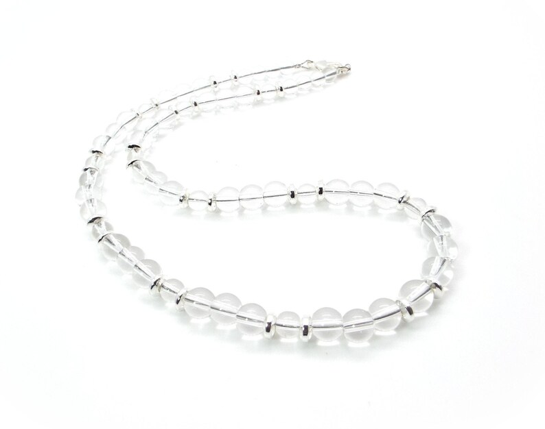 Clear Ice – Crystal Quartz Necklace and Earring Set - Clear Quartz ...