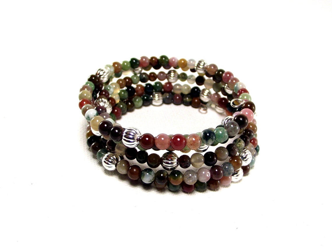 Colorful Bracelet Memory Wire Bracelet Urban Chic Colorful | Etsy