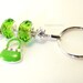 Green Key Chain Green Crystal Key Ring With Cute Green Handbag Charm - Etsy