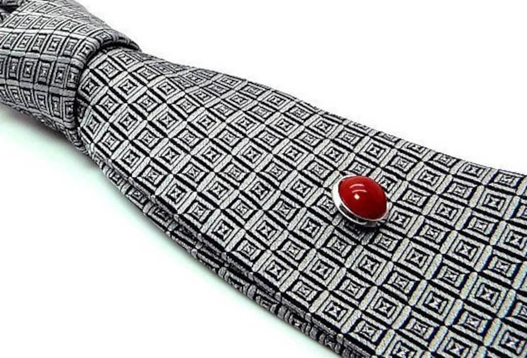 Red Carnelian Tie Tac Red Tie Tac Red Carnelian Tie Pin red Tie Pin Tie ...