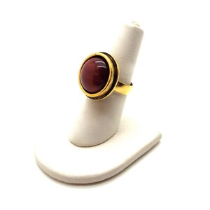 Red Ring – Red Tigers Eye Ring – the Black Cherry Bomb Ring – Red ...