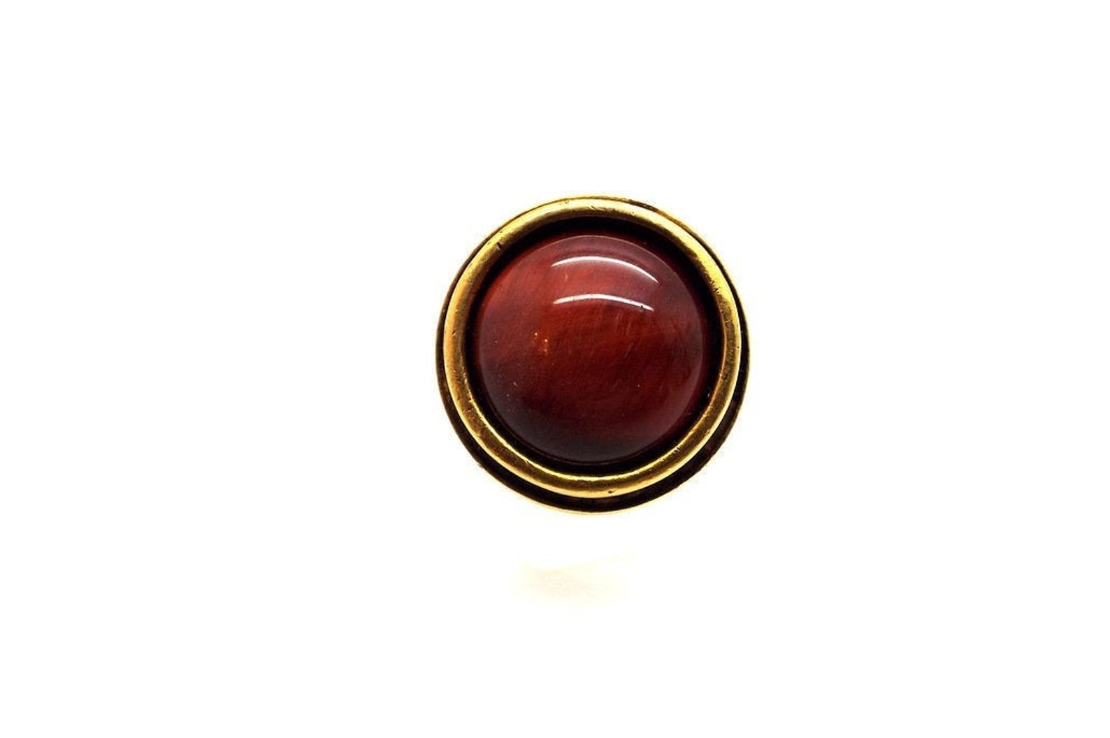 Red Ring – Red Tigers Eye Ring – the Black Cherry Bomb Ring – Red ...