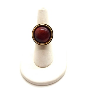 Red Ring – Red Tigers Eye Ring – the Black Cherry Bomb Ring – Red ...