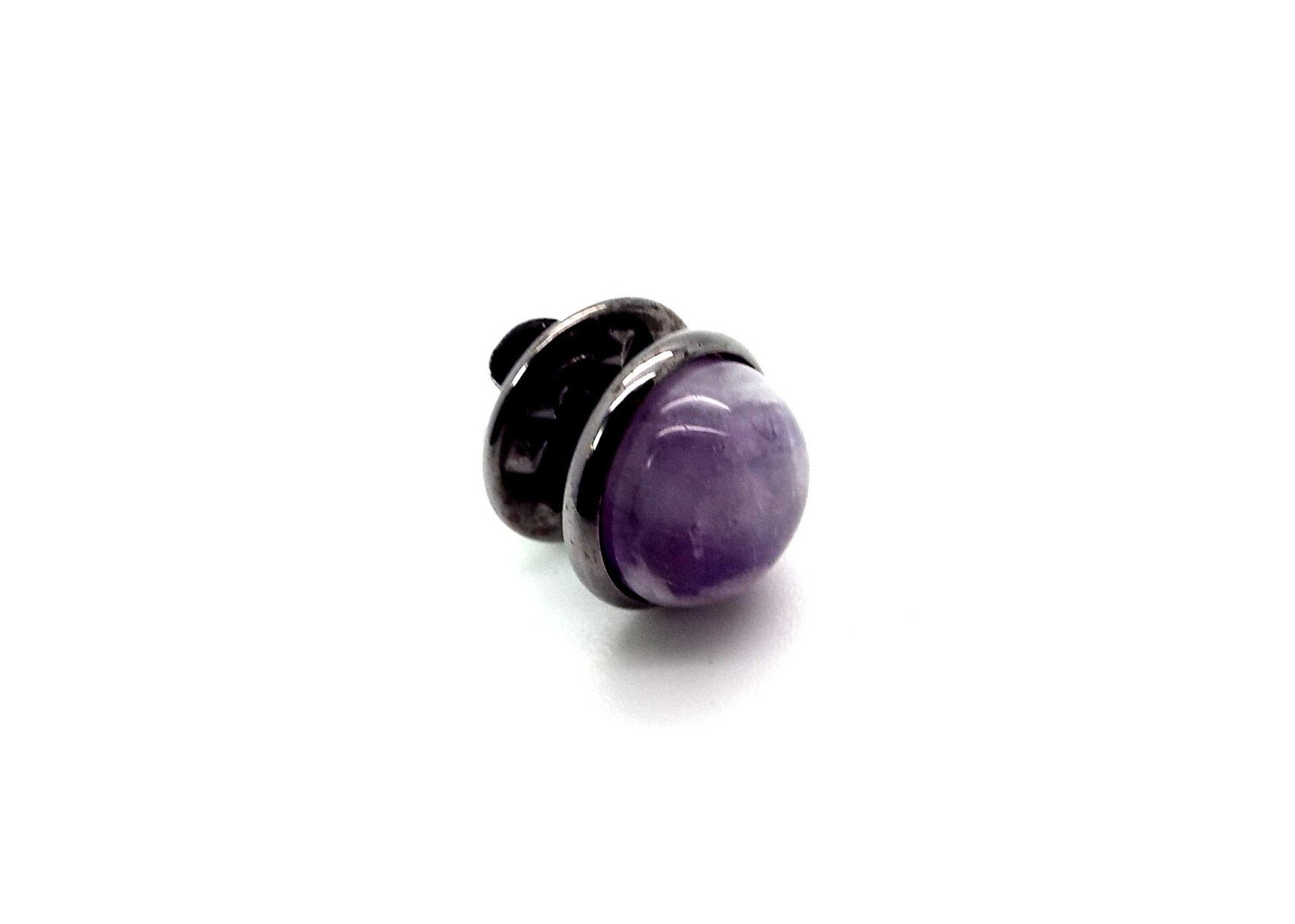 Purple Tie Tac - Amethyst Tie Tac – Dogtooth Amethyst Tie Tac - Etsy