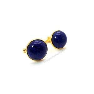 Lapis Lazuli Tuxedo Stud Set - Blue Tuxedo Studs - Lapis Lazuli Tuxedo ...