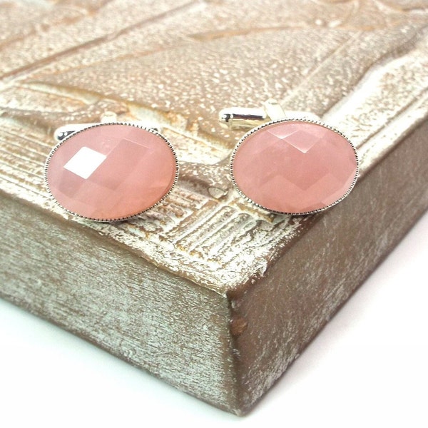 Pink Cufflinks - Etsy