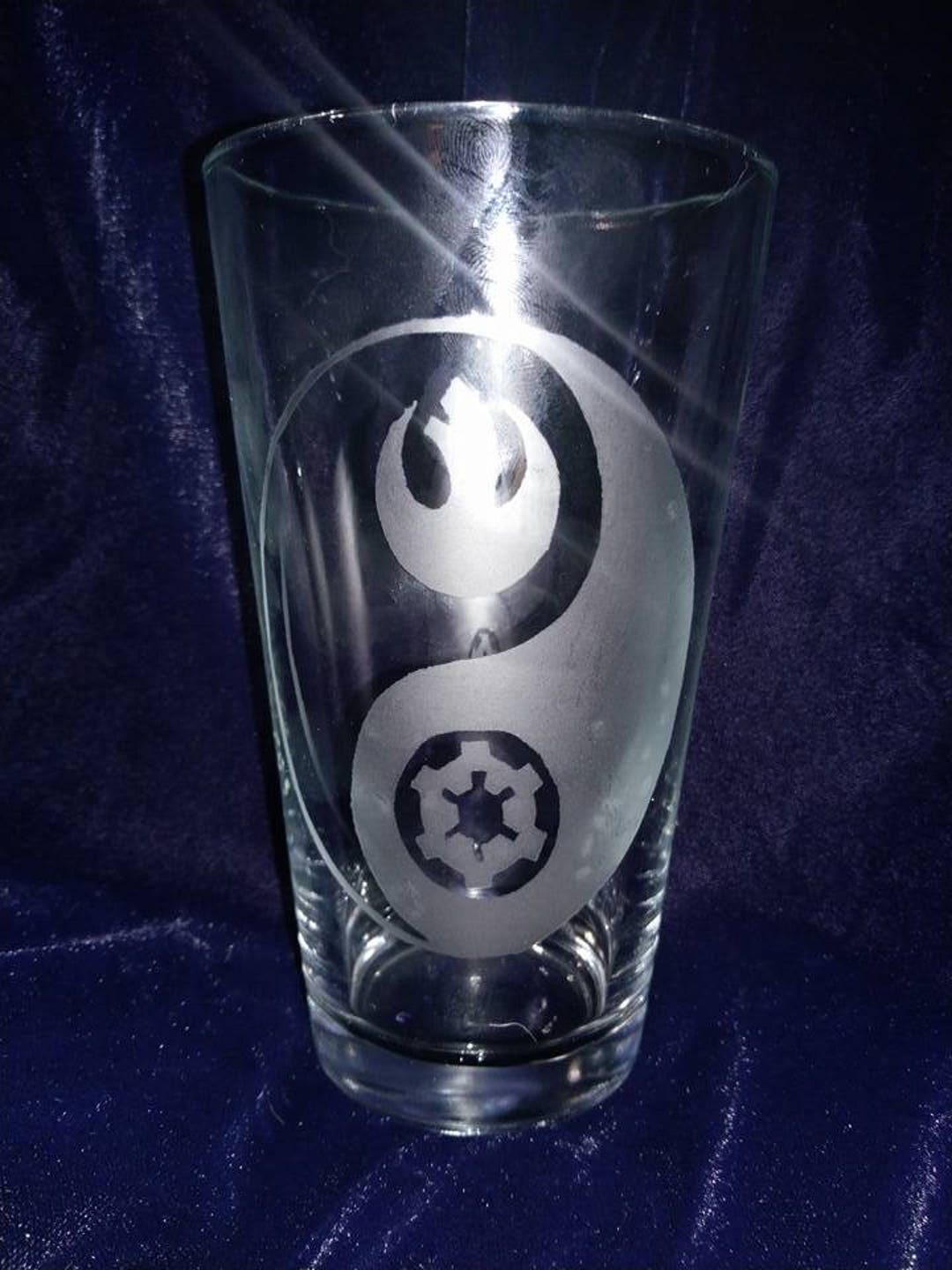 Star Wars Yin Yang Glass - Etsy