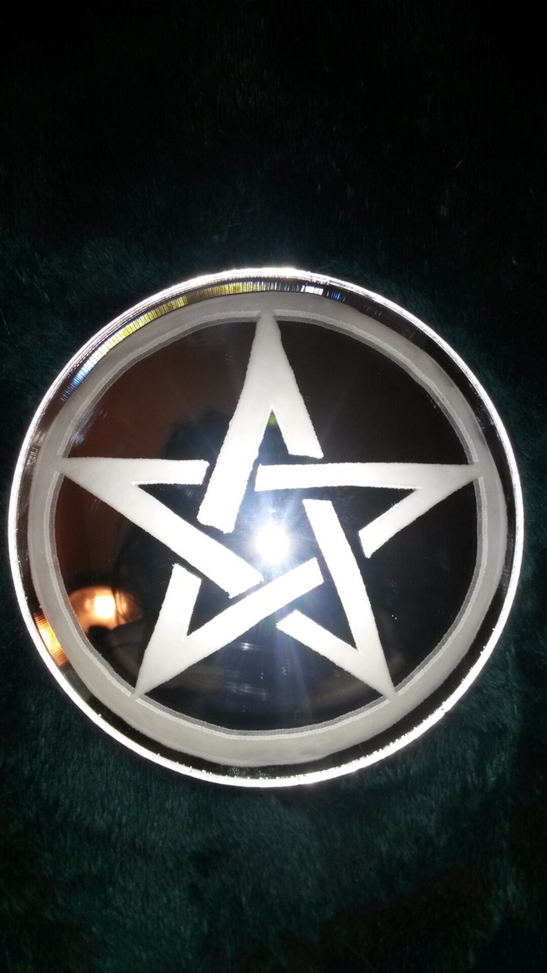 Pentacle Altar Mirror - Etsy