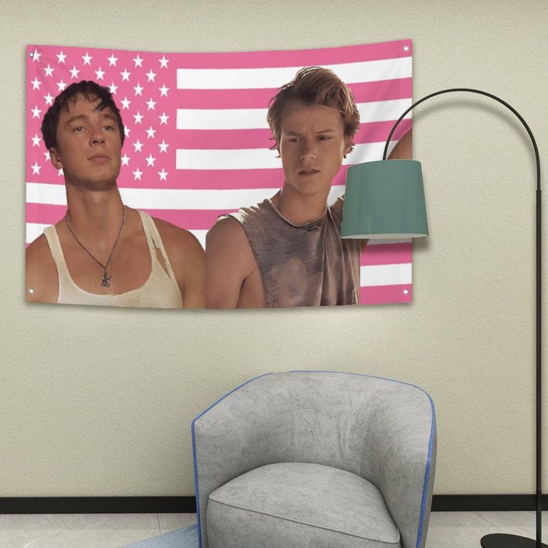 Jj Maybank Pink American Flag - Etsy