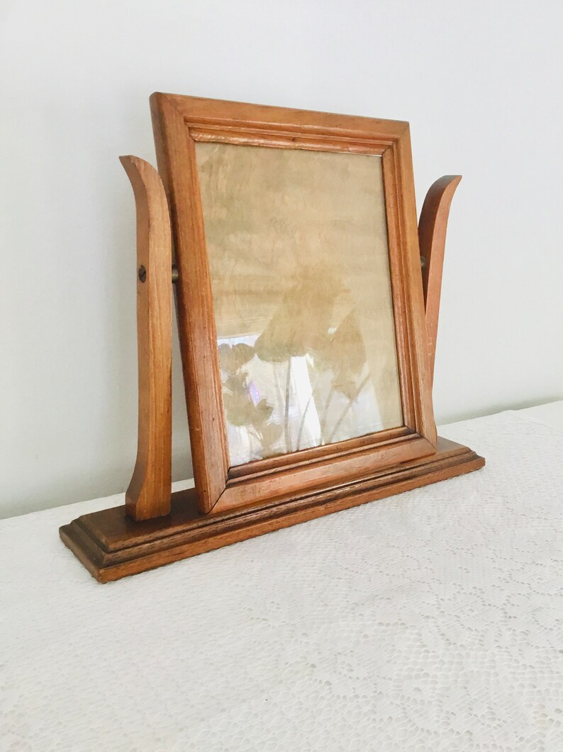 Vintage Antique Art Deco Swivel Swing Wood Picture Frames W/glass - Etsy