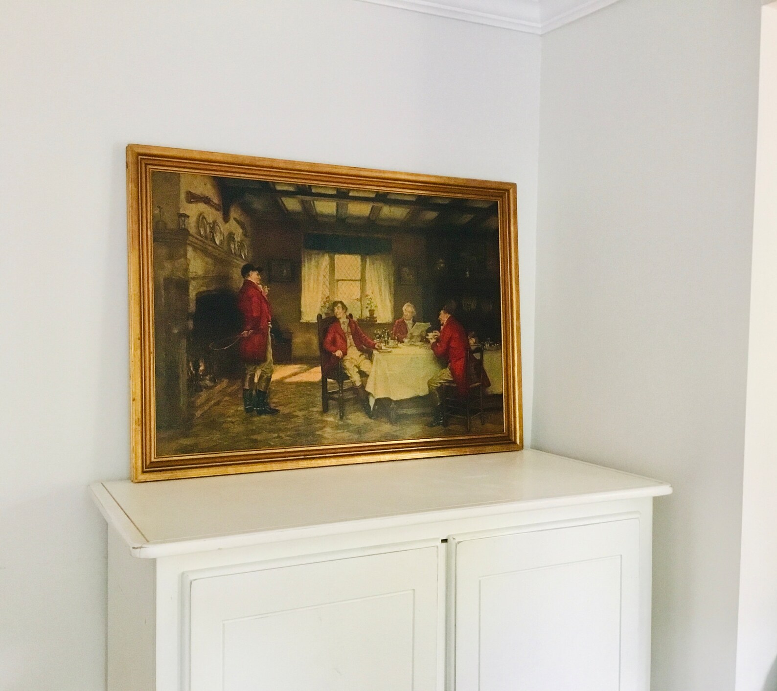 Frank Moss Bennett 'the Hunt Breakfast' Vintage Framed - Etsy