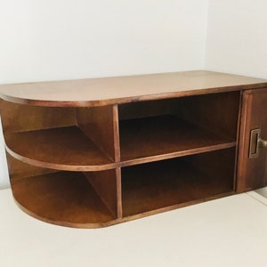Vintage Wood Desktop File Box Cabinet With Drawer - Etsy