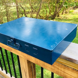Nielsen Metal 24 Compartment Storage Carry Case Box Screws Nuts Bolts ...