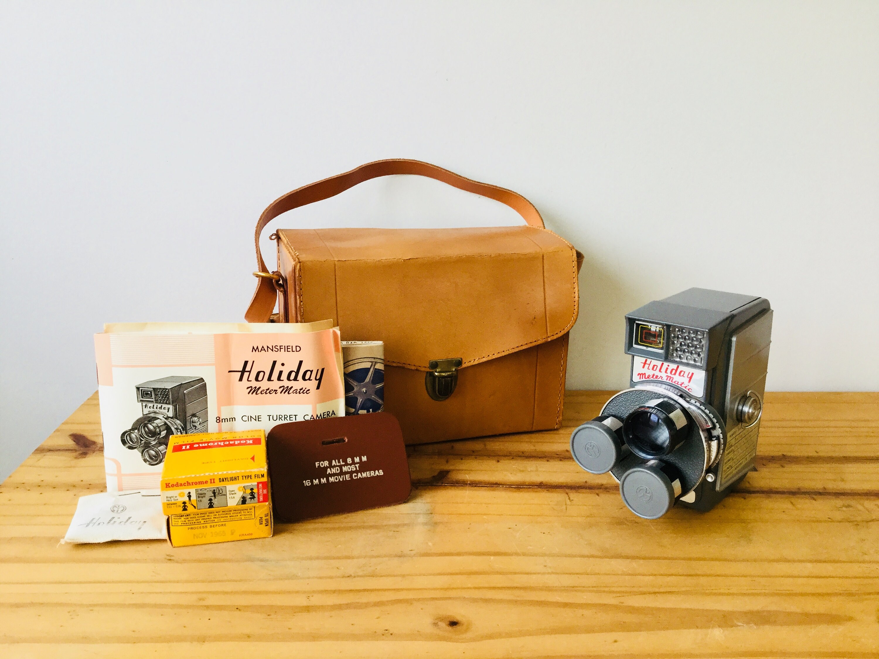 Mansfield Holiday II 8mm Turret Movie Camera With Case - Etsy