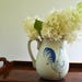 Farmhouse Rooster Earthenware Pitcher and Vase in Blue and White by ...