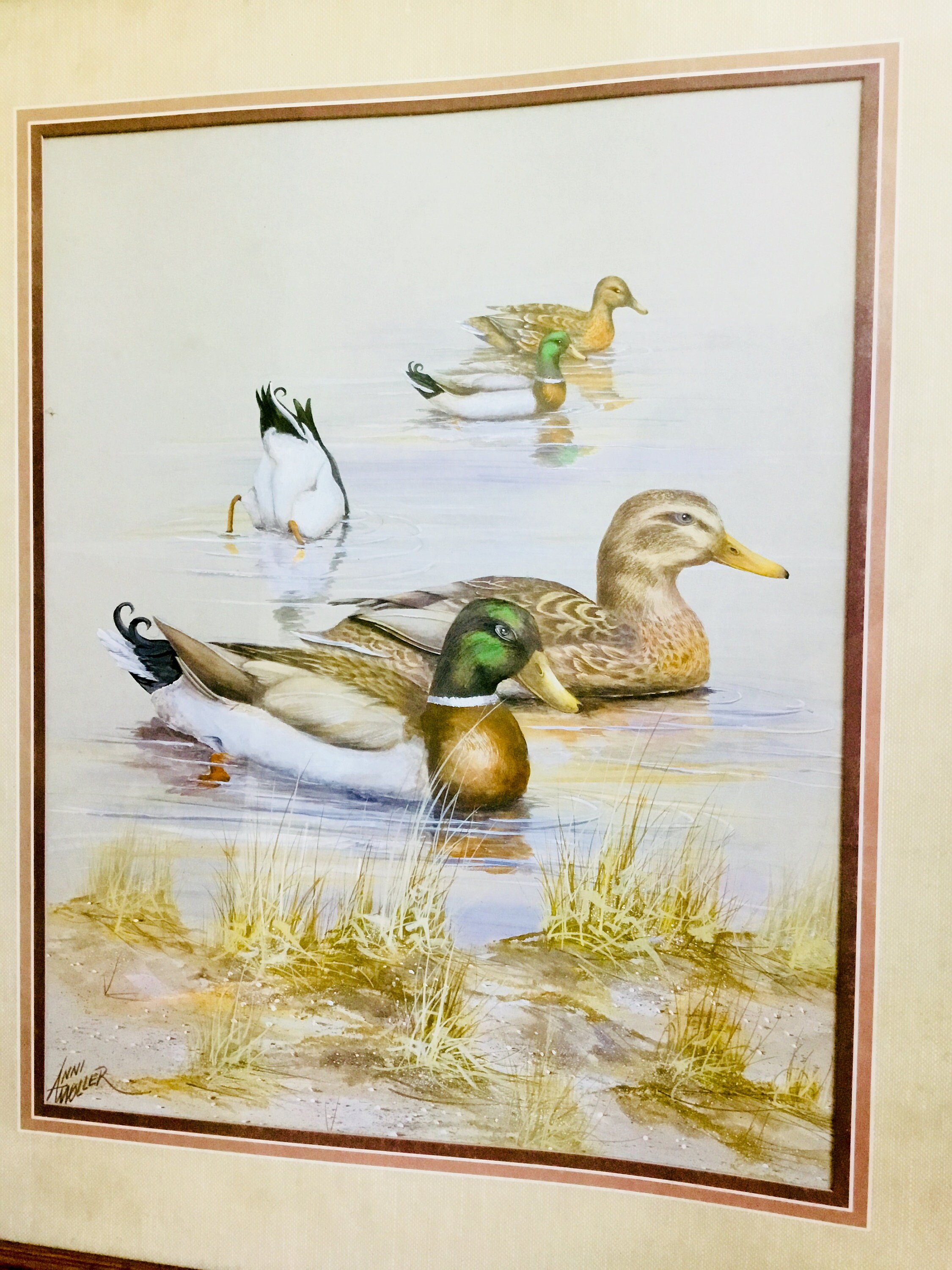 Vintage Anni Moller Art Print Signed & Framed / Artist Edition | Etsy