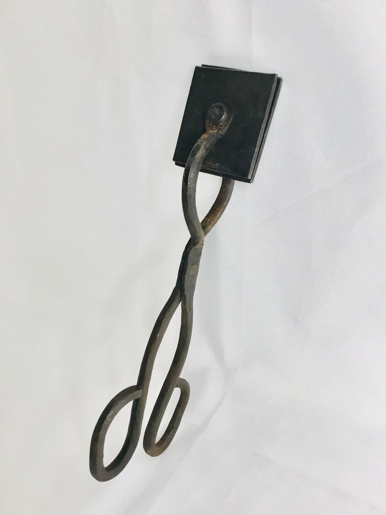 Coal Press Tong Blacksmith Tool Cast Iron Collectable - Etsy Coal Press Tong Blacksmith Tool Cast Iron Collectable - Etsy