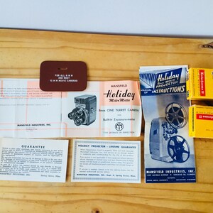 Mansfield Holiday II 8mm Turret Movie Camera With Case - Etsy