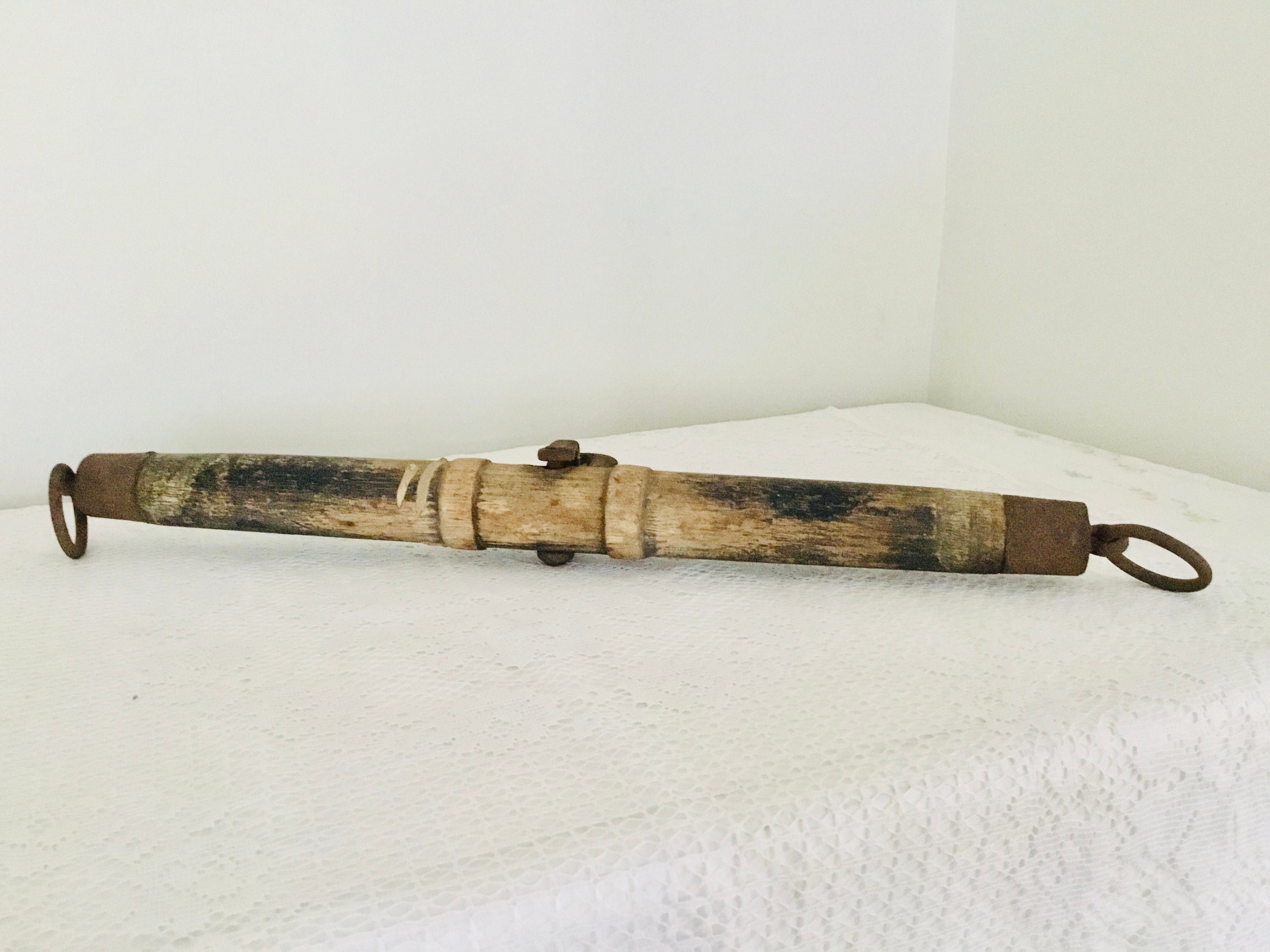 Old Vintage Antique Primitive Horse Ox Harness Hitch Single Tree Yoke ...