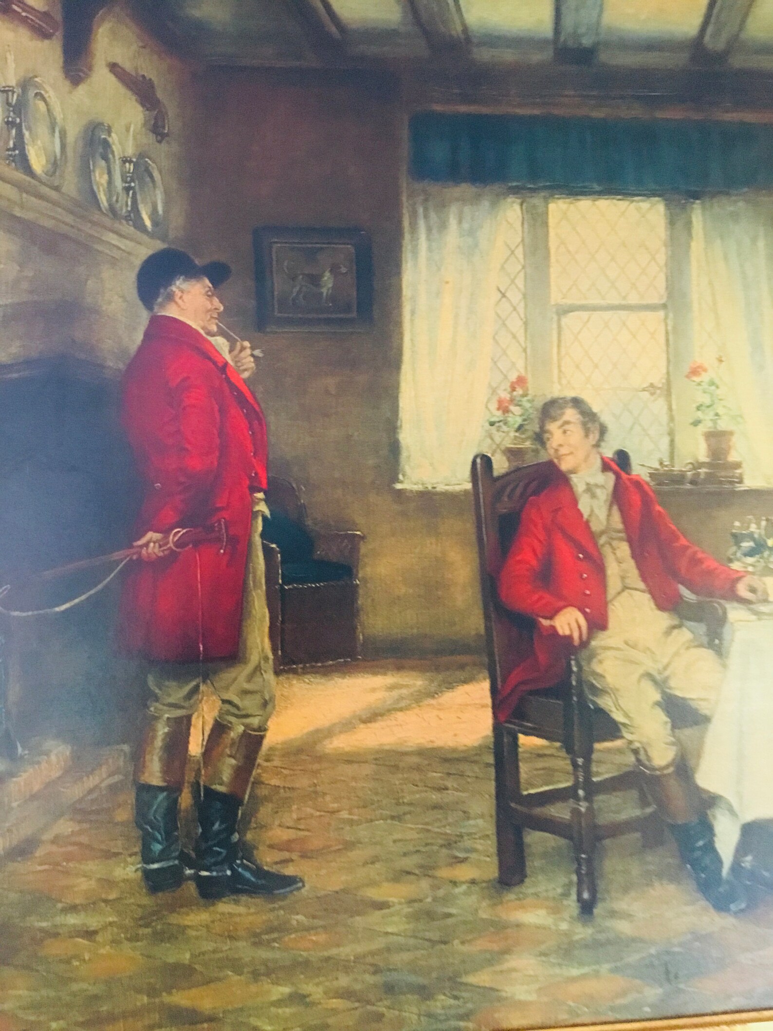 Frank Moss Bennett 'the Hunt Breakfast' Vintage Framed - Etsy