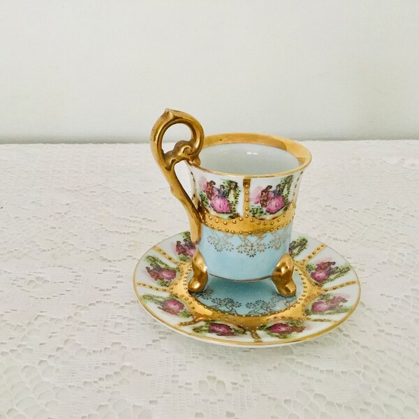Footed Tea Cup - Etsy