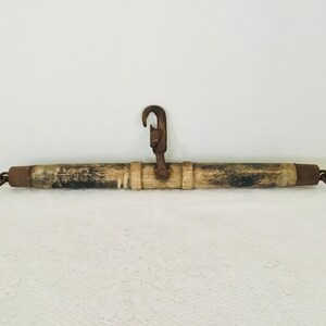 Old Vintage Antique Primitive Horse Ox Harness Hitch Single Tree Yoke ...