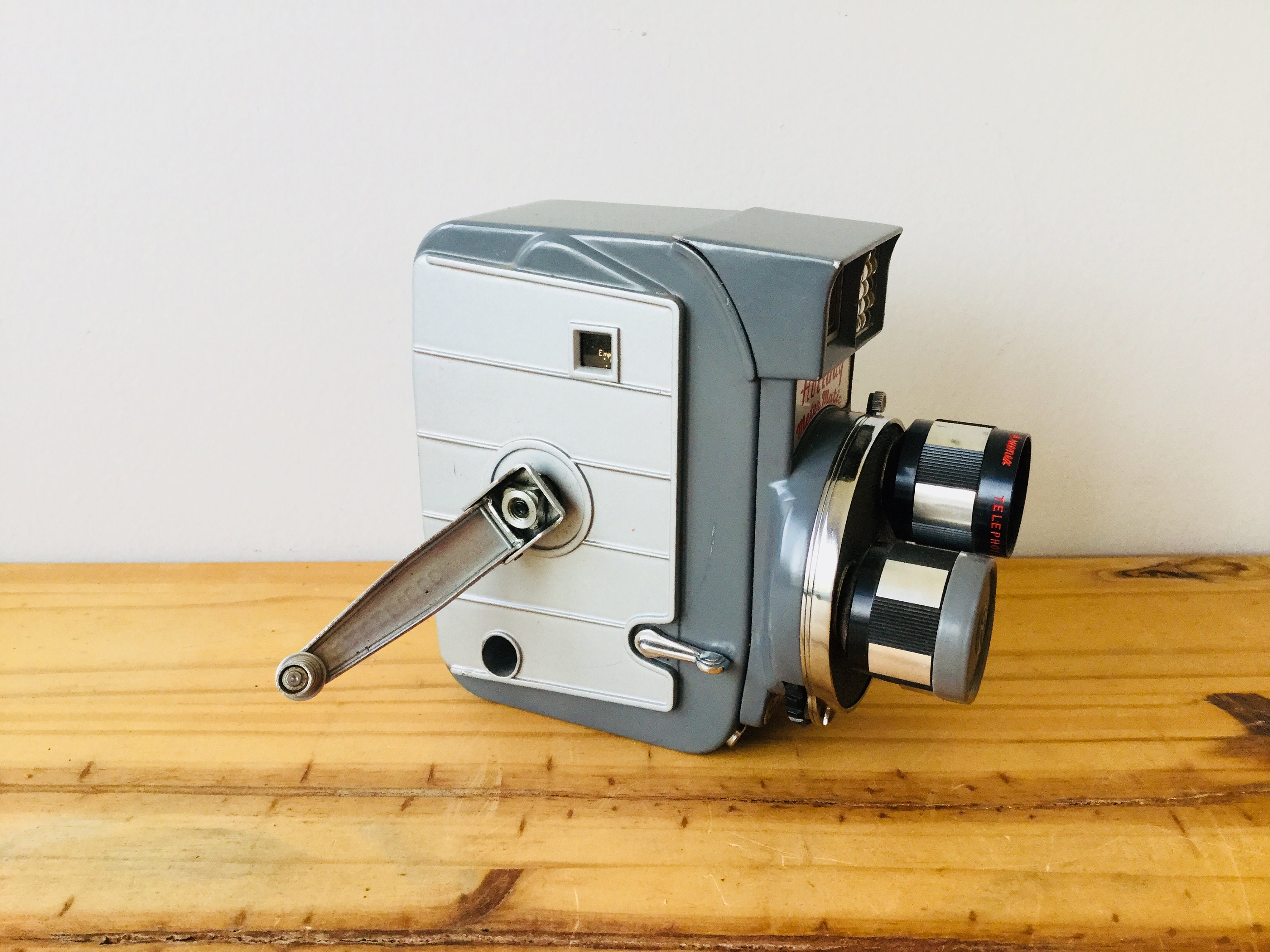 Mansfield Holiday II 8mm turret movie camera with case - Etsy.de