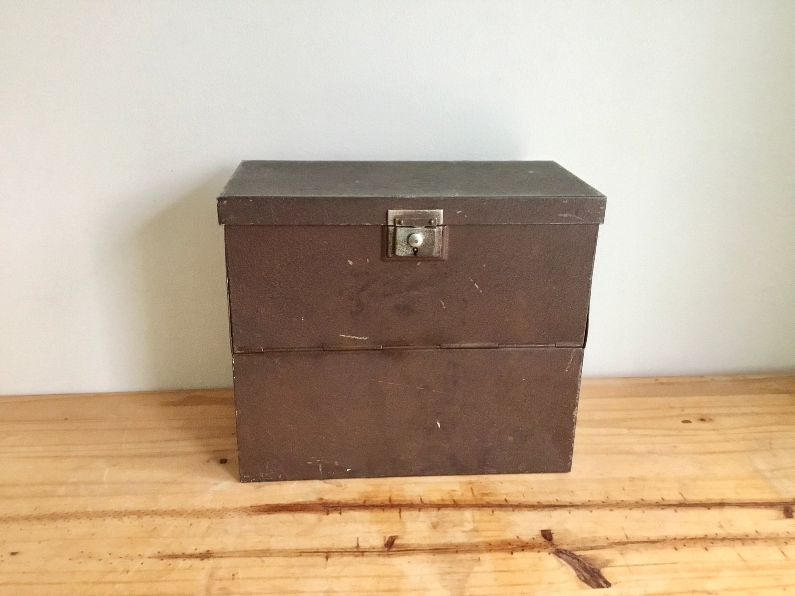 Vintage Two Way Open Metal Box W Side Handle - Etsy UK
